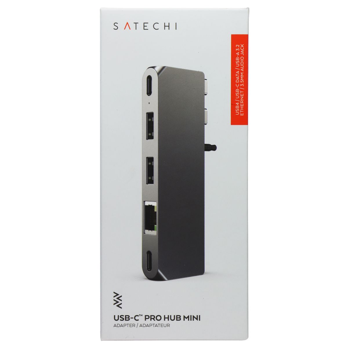 Satechi USB-C Pro Hub Mini Adapter - Space Gray – Simple Cell Bulk