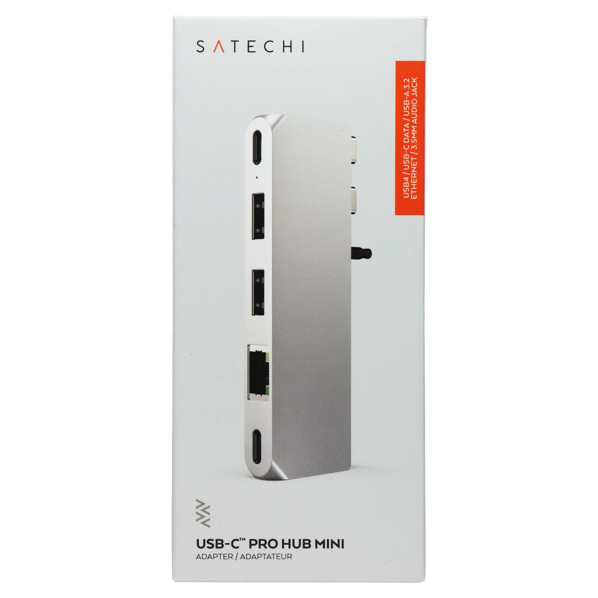 Satechi USB-C Pro Hub Multi-Port Mini Adapter - Silver – Simple Cell Bulk
