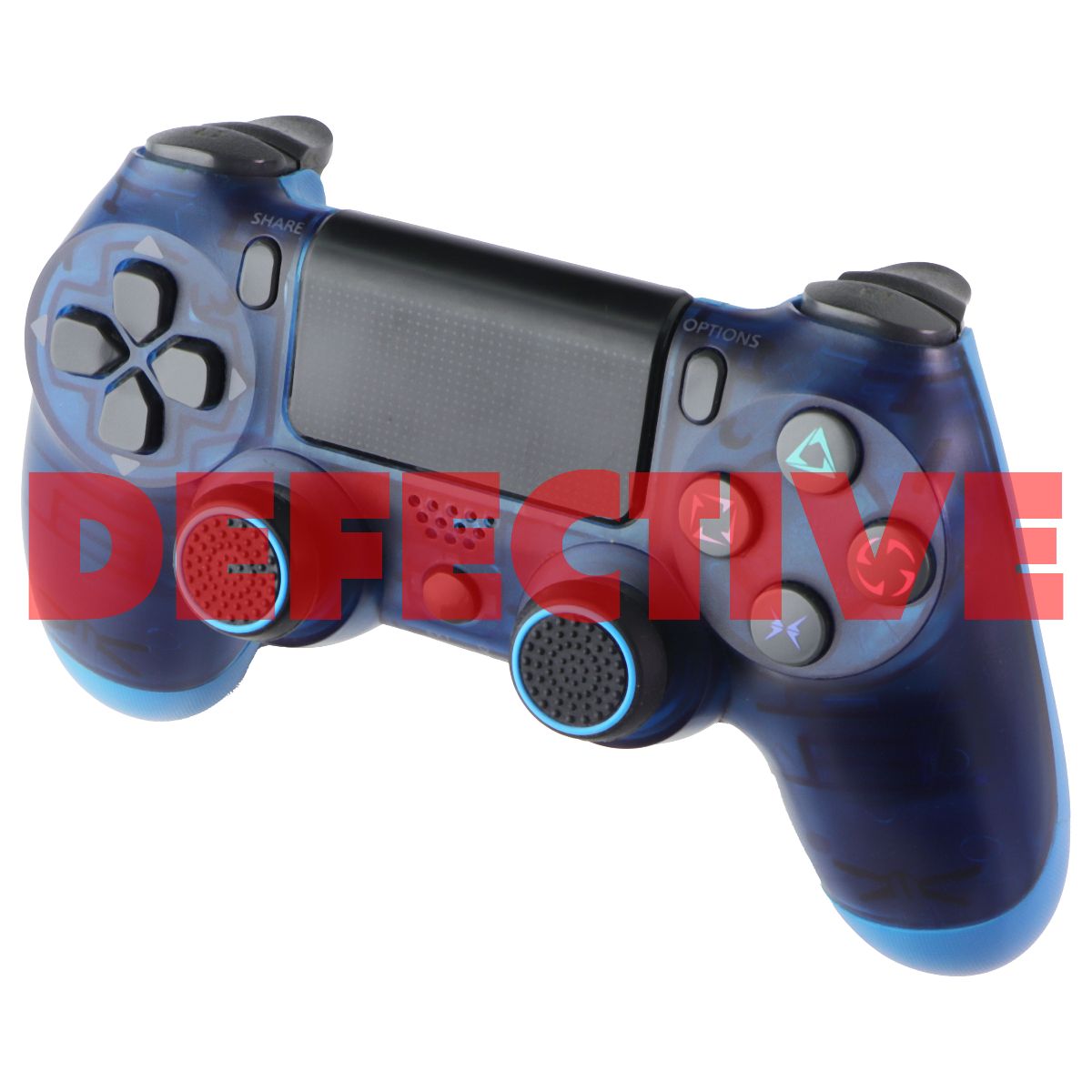 Generic Custom Wireless Gaming Controller for Sony PS4 - Crystal Blue/ – Simple Cell Bulk