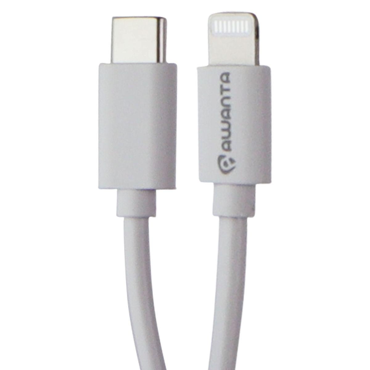 Awanta (3.3-Ft) Lightning 8-Pin to USB-C Charge Sync Cable - White (AW ...