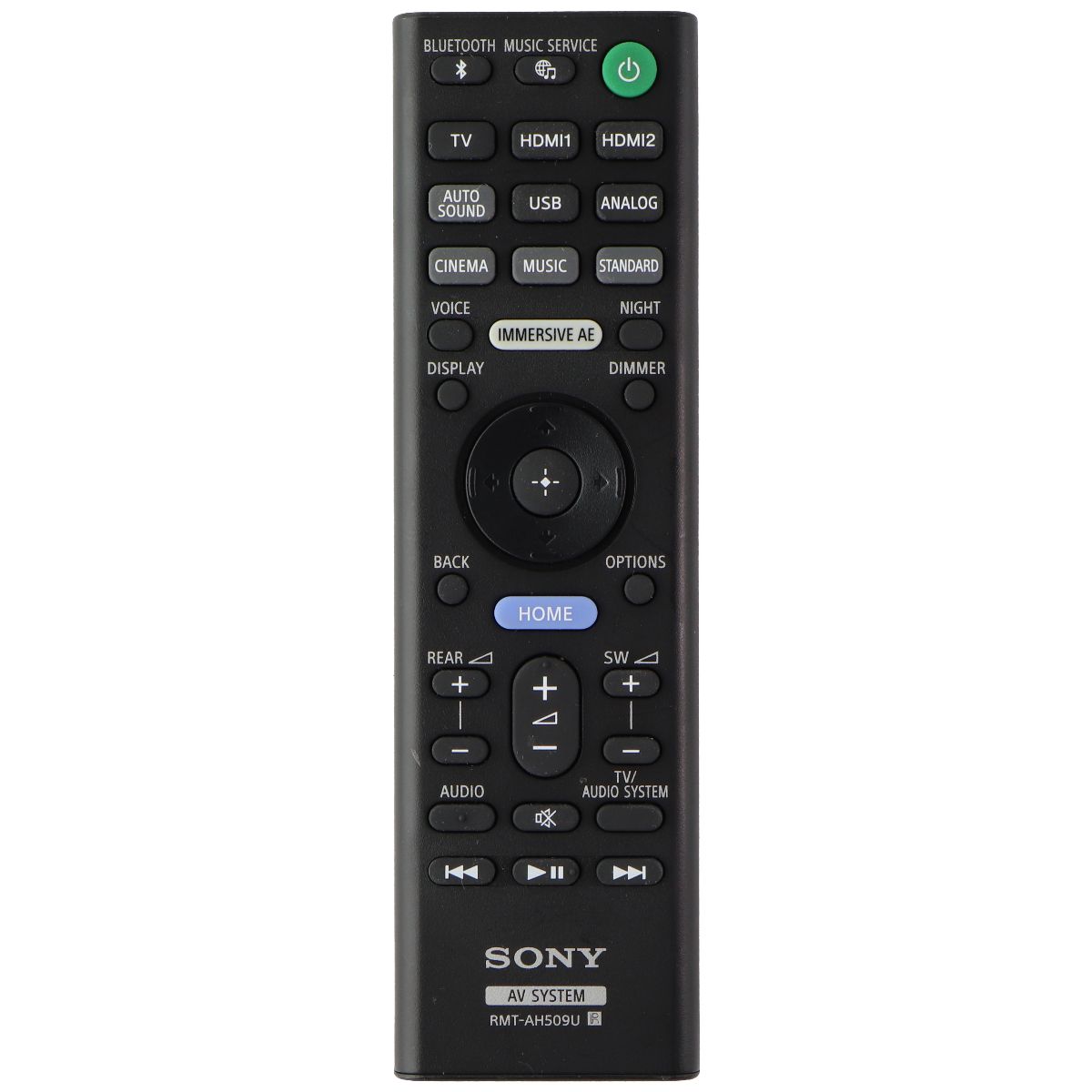 OEM Replacement Remote Control for Sony Soundbar HT-A7000 (RMT-AH509U ...