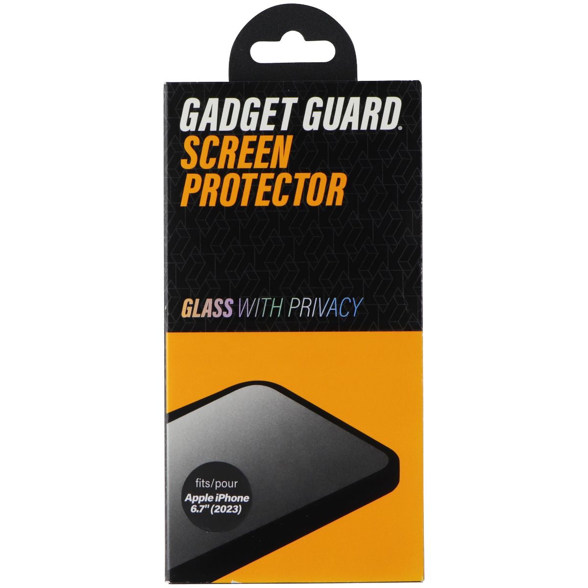 Gadget Guard Glass with Privacy Screen Protector for Apple iPhone 15 P ...