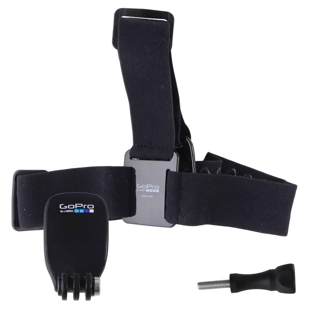 GoPro Headstrap Mount + Quick Clip Mount for all Hero GoPros - Black ...