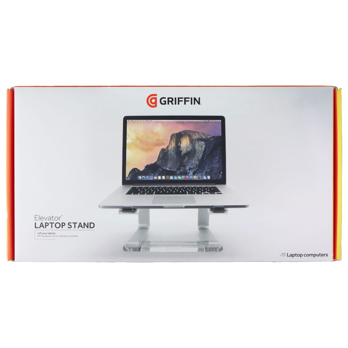 Griffin Elevator Aluminum Laptop Stand - Ergonomic Computer Riser - Si ...