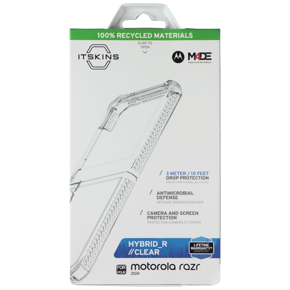 ITSKINS Hybrid_R Series Case for Motorola Razr (2024) - Clear – Simple ...
