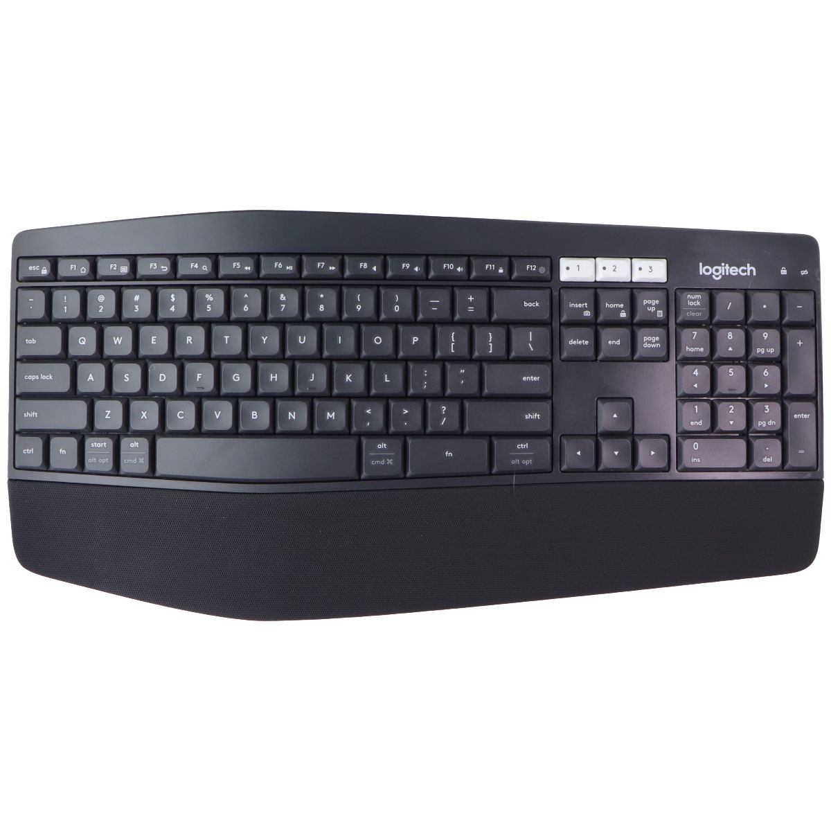 Logitech K850 Performance Wireless Keyboard with USB Dongle - Black ...