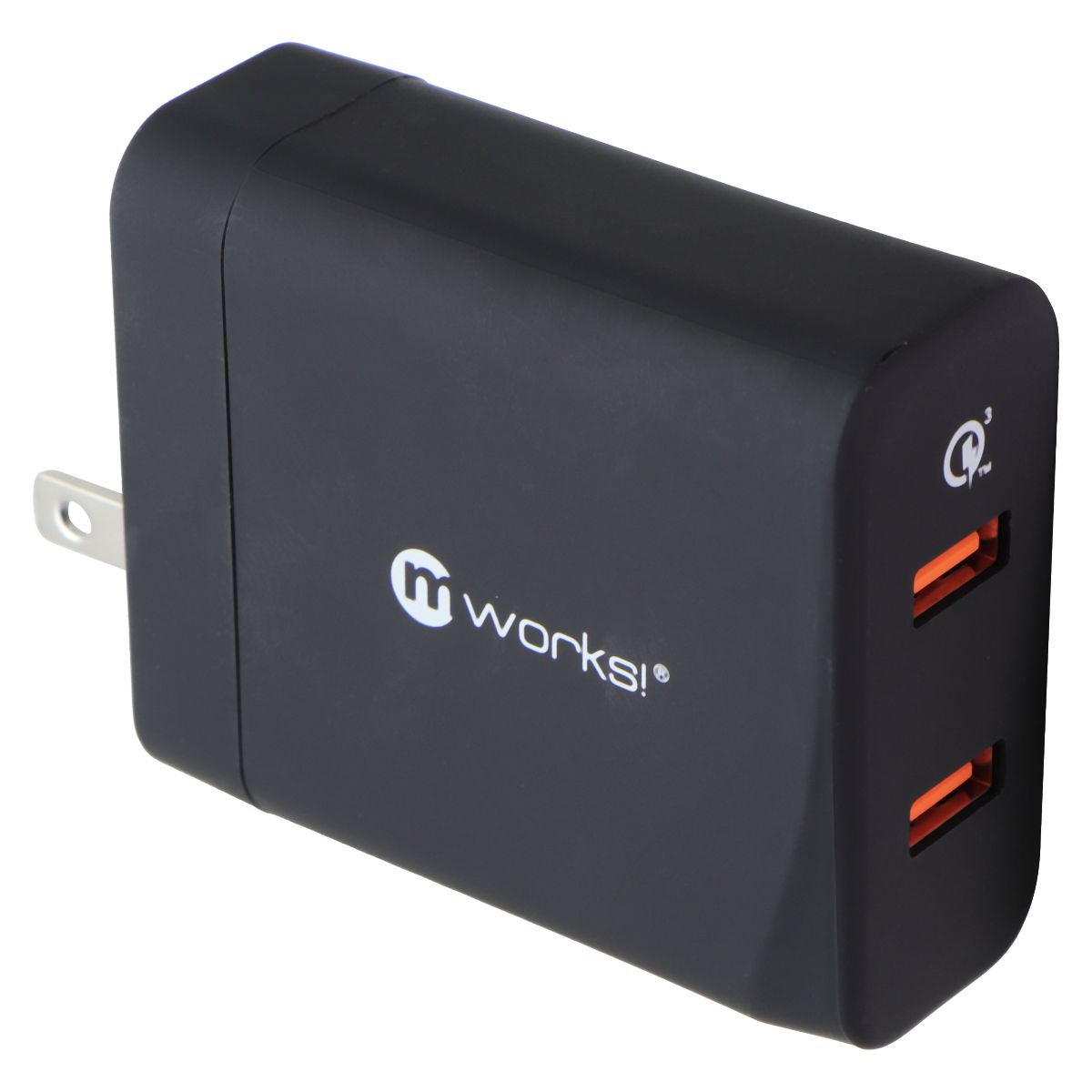 mworks! mPOWER! Dual Port USB Wall Charger (Adaptive Output) - Black ...