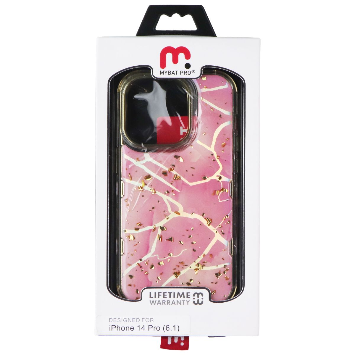 MyBat Pro Tuff Series Case for Apple iPhone 14 Pro - Pink Marbling / G ...
