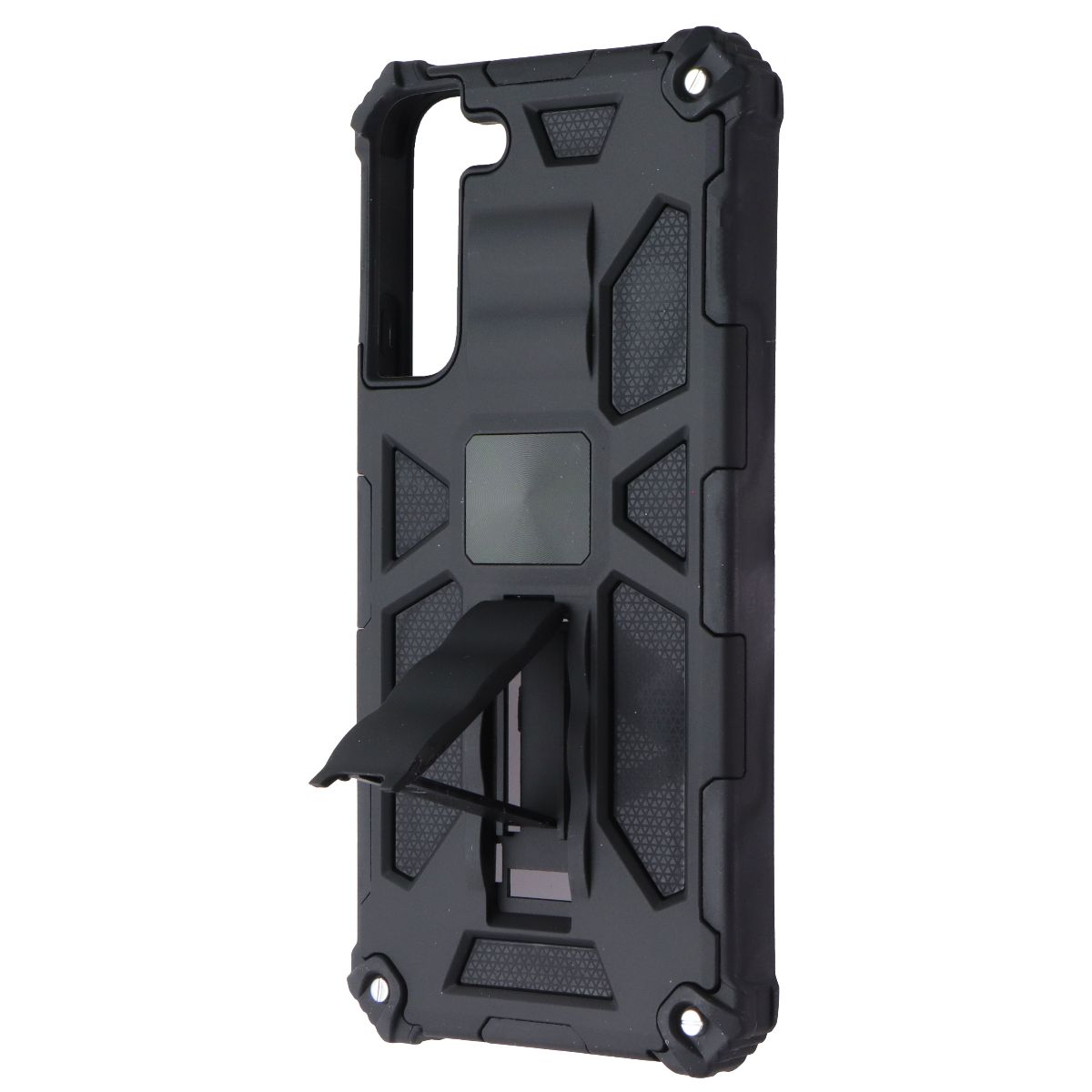 MyBat Sturdy Hybrid Kickstand Case for Samsung Galaxy S22+ (Plus) - Bl ...