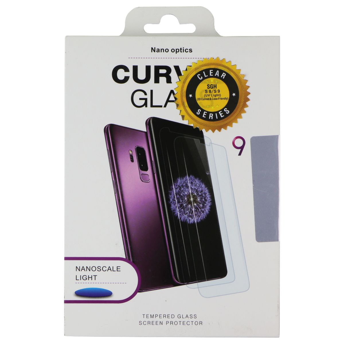Nano Optics Curved Glass Screen Protector for Samsung Galaxy S8 / S9 ...