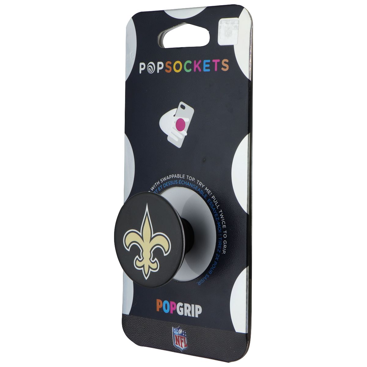 PopSockets PopGrip Expanding Stand and Grip w/Swappable Top - NFL Sain ...