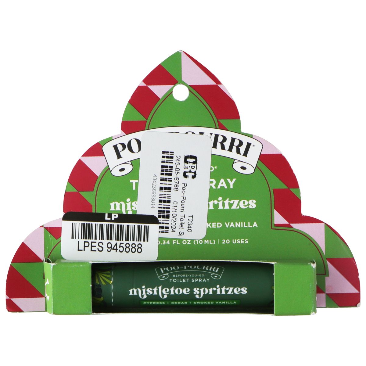 Poo-Pourri Before-You-Go Scented Toilet Spray - Mistletoe Spritzes (Si ...