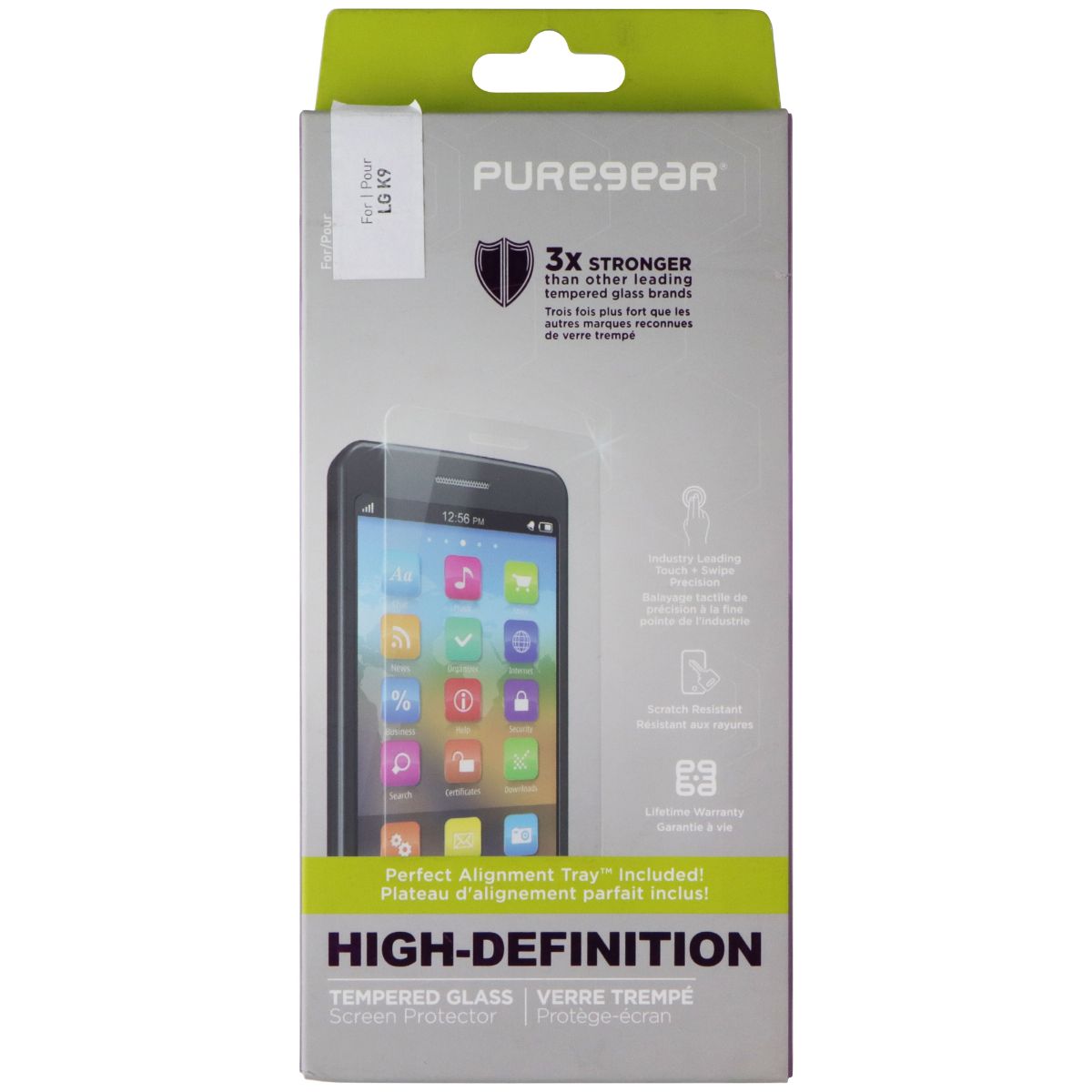 PureGear High Definition Tempered Glass Screen Protector for LG K9 - C ...