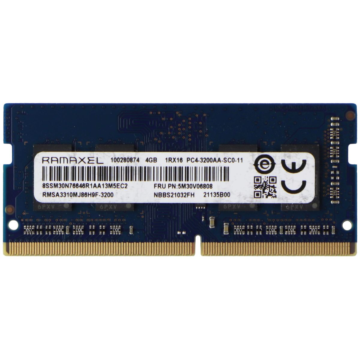 Ramaxel (4GB) DDR4 (PC4-3200AA) Laptop RAM SO-DIMM Memory (RMSA3310MJ8 ...