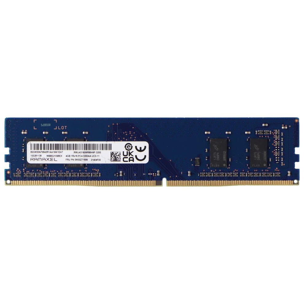 Ramaxel (4GB) 1x16R DDR4 (PC4-3200AA) Desktop RAM Memory (RMUA5190MR86 ...