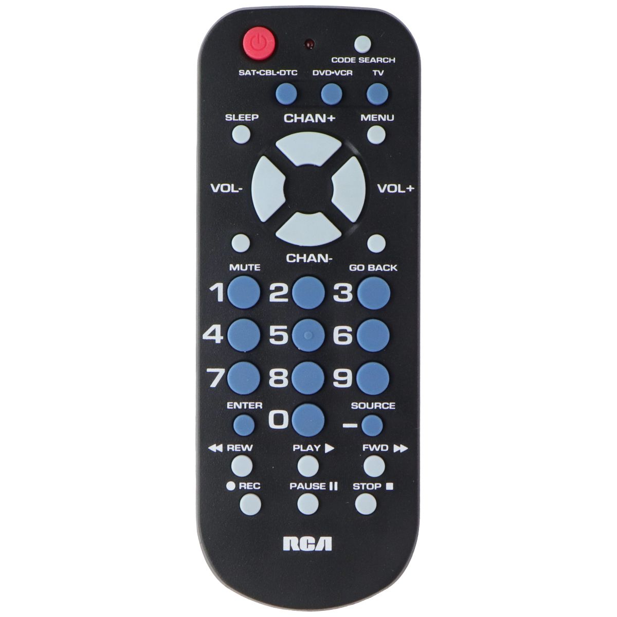 RCA OEM Remote Control (RCR503BZ) for Select RCA Devices - Black ...