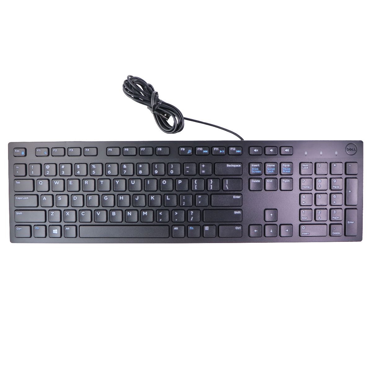 Dell USB Wired Slim Standard Keyboard - Black (KB216P) – Simple Cell Bulk