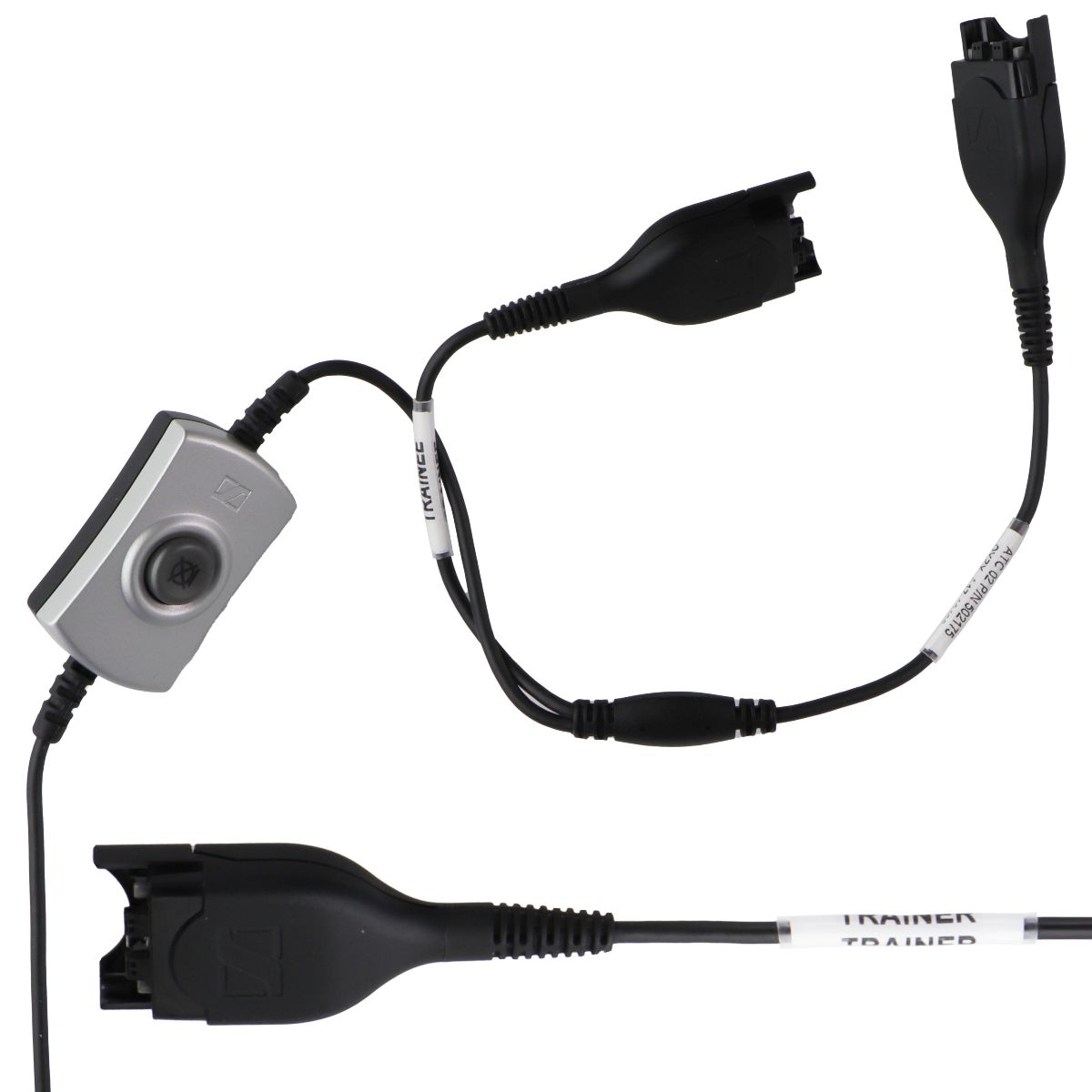 Sennheiser Trainer/Trainee ATC 02 Y-Cord Splitter Adapter - Black (502 ...
