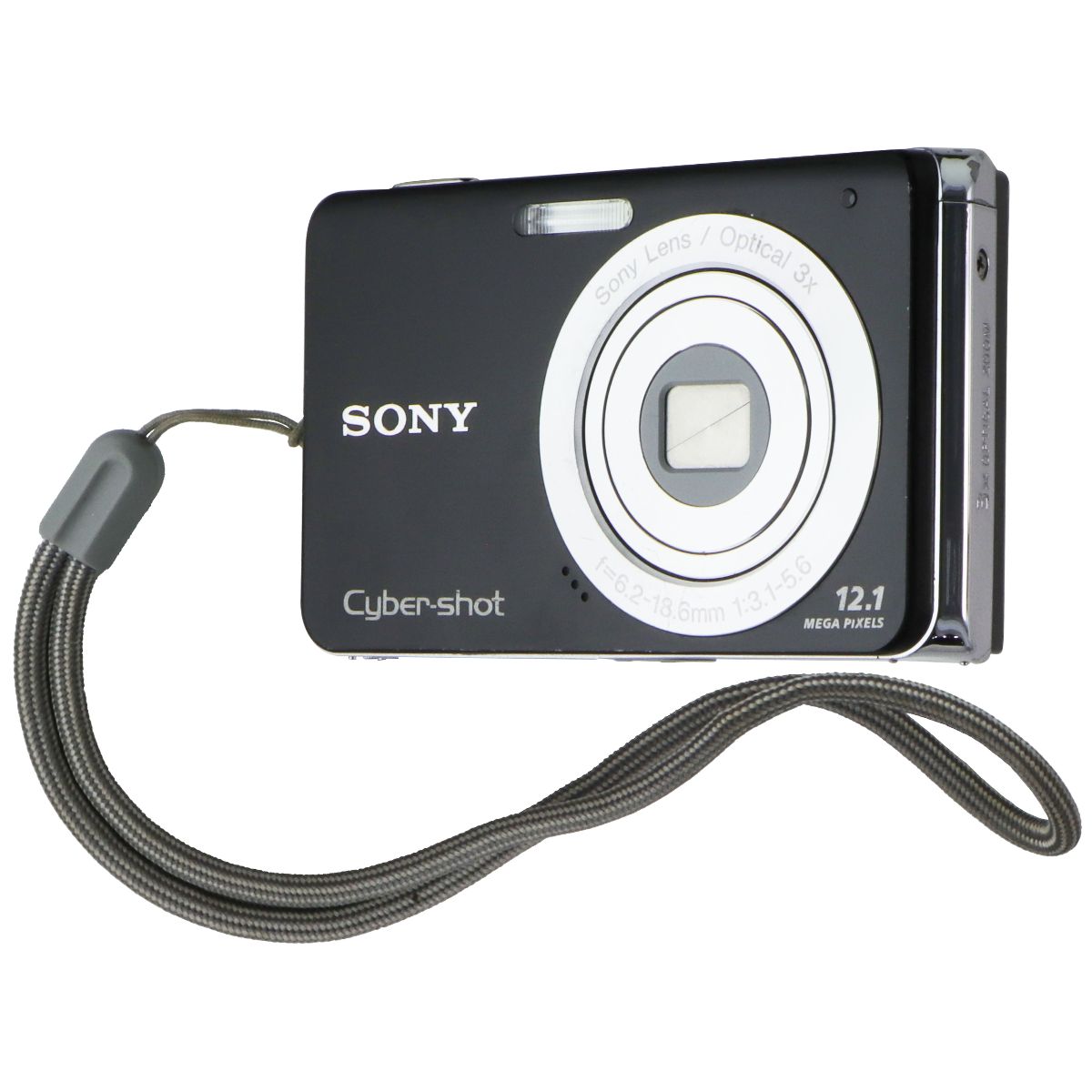 Sony Cyber-Shot 12.1MP 3X Optical Zoom Digital Camera (DSC-W190) - Bla ...