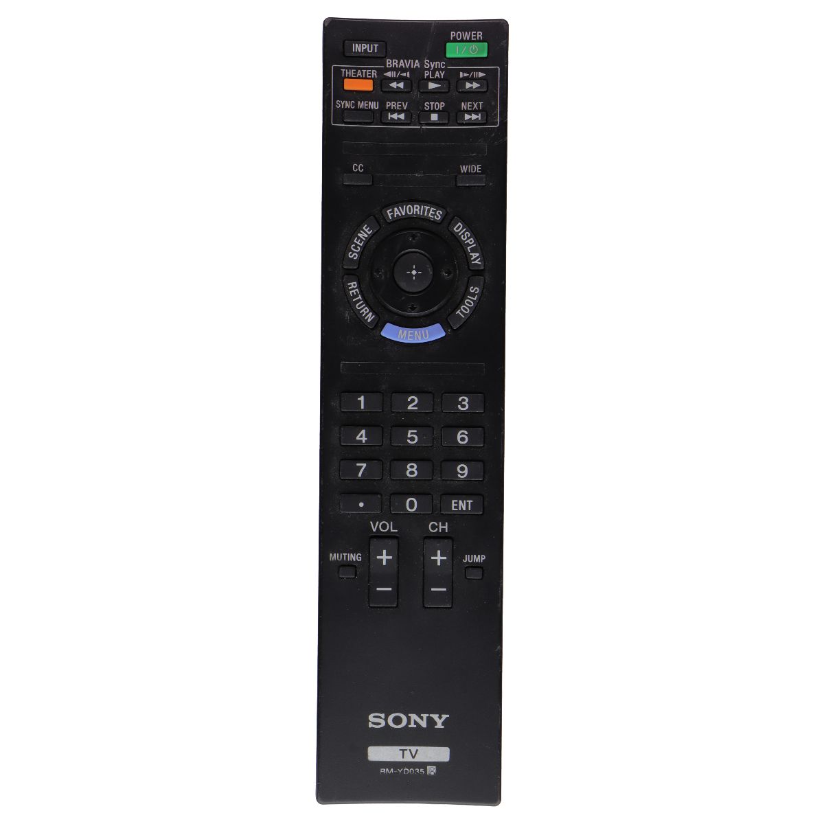 Replacement Sony TV Remote Control (RM-YD035) - Black – Simple Cell Bulk