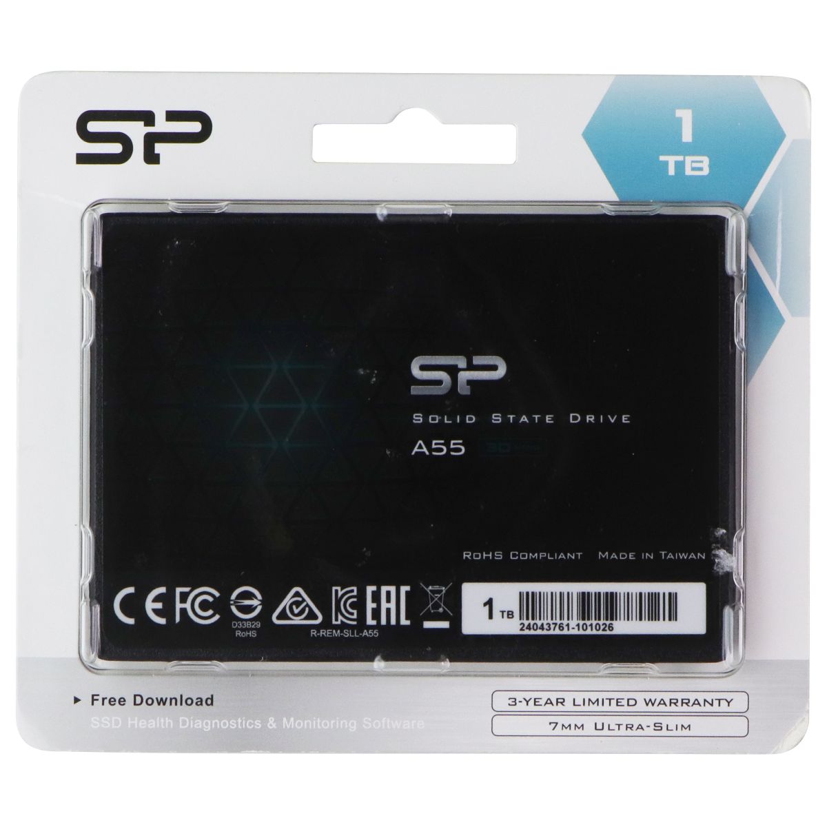 SP Silicon Power A55 2.5-inch SATA III 1TB SSD (SP001TBSS3A55S25 ...