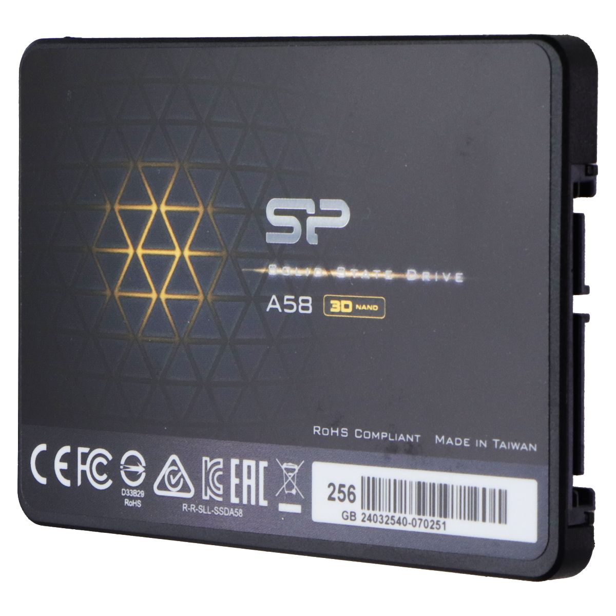SP Silicon Power 256GB 3D NAND A58 SATA III 2.5-inch Solid State Drive ...