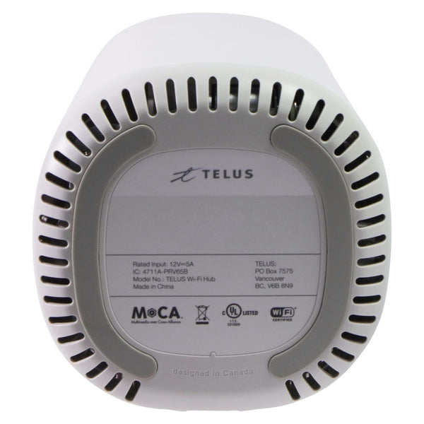 TELUS Wi-Fi Hub Tri-Band Gigabit Wireless Router and Modem - White ...