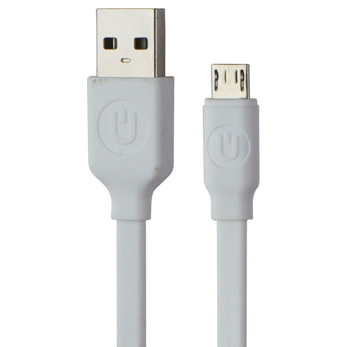UBREAKIFIX (3-Ft) Flat Series Micro-USB to USB Charge/Sync Cable - Whi ...
