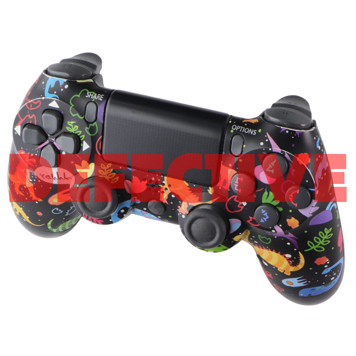 Generic Custom Wireless Gaming Controller for Sony PS4 - Space Dinos ...