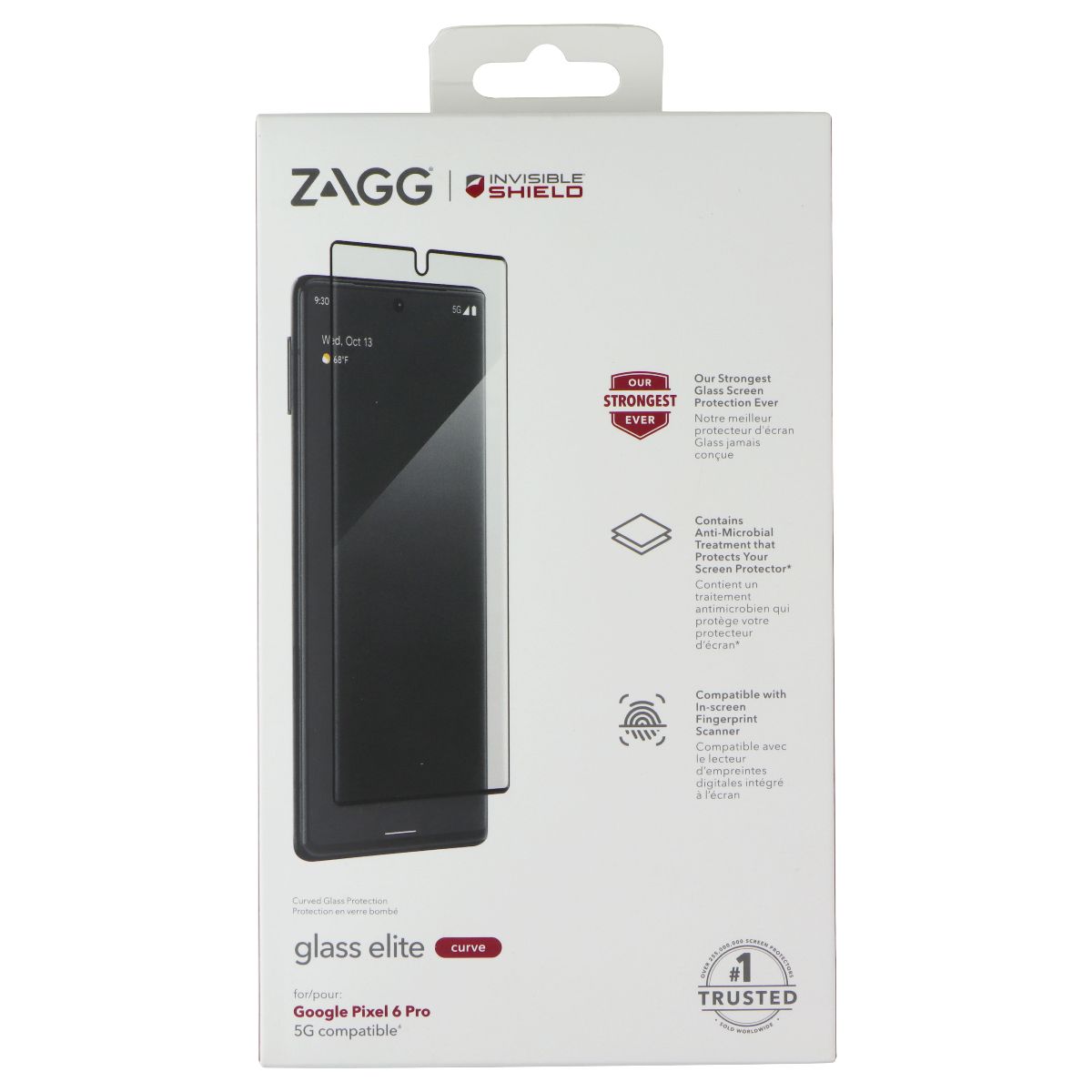 ZAGG Glass Elite Curve Screen Protector for Google Pixel 6 Pro – Simple ...