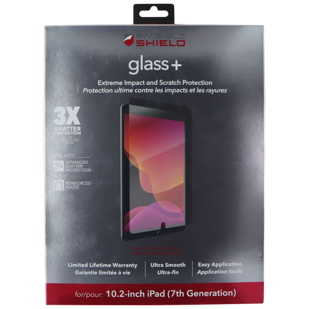 ZAGG InvisibleShield (Glass+) Screen Protector for Apple iPad 10.2-in ...