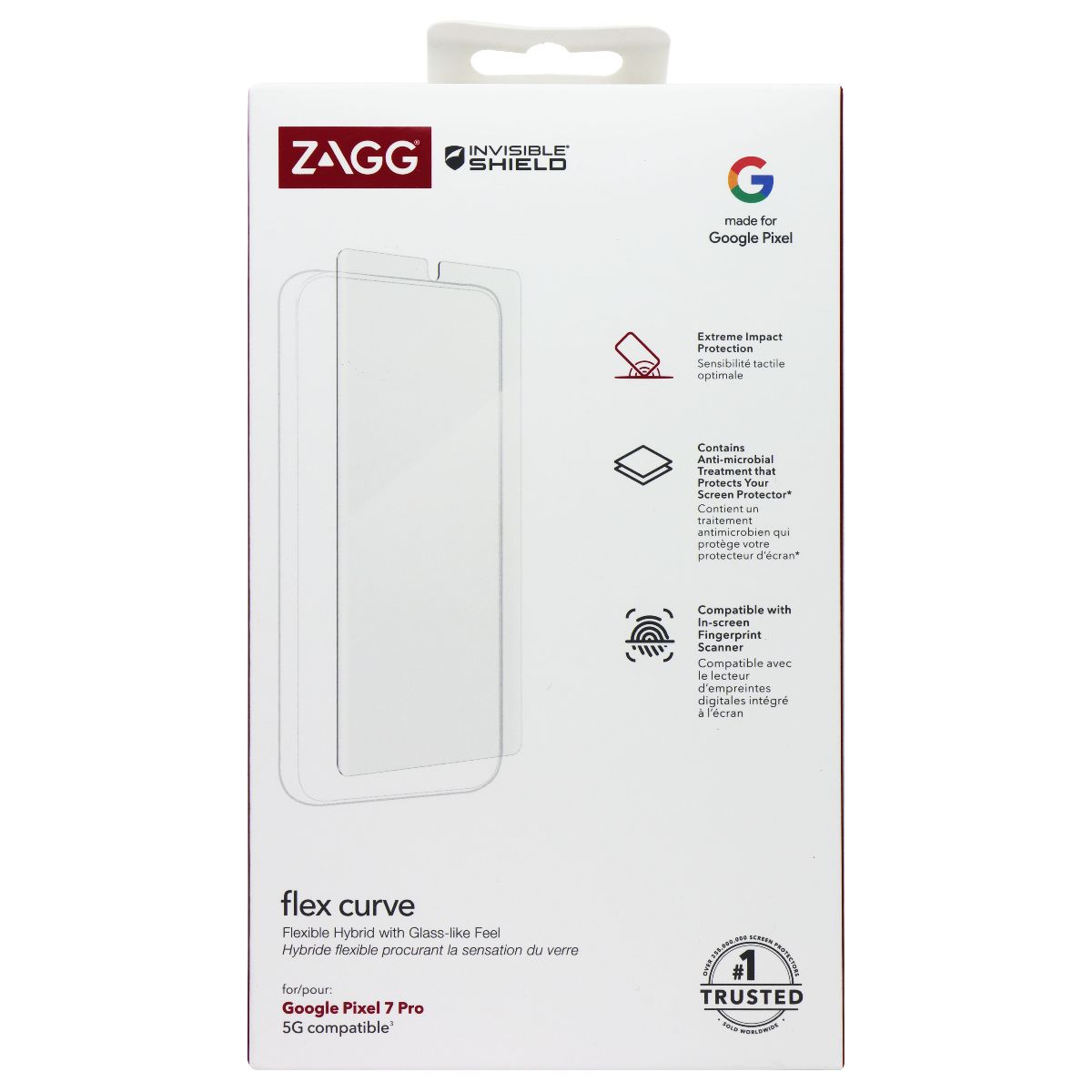 ZAGG Invisible Shield Flex Curve Screen Protector for Google Pixel 7 P ...