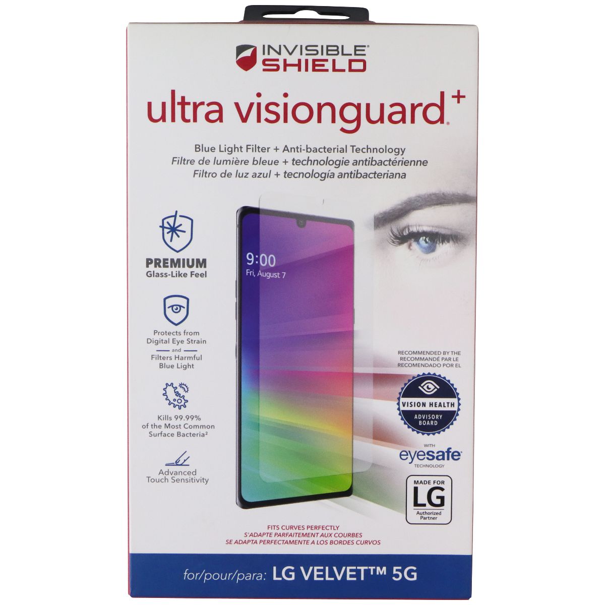 ZAGG Invisible Shield (Ultra Visionguard+) Screen Protector for LG Vel ...