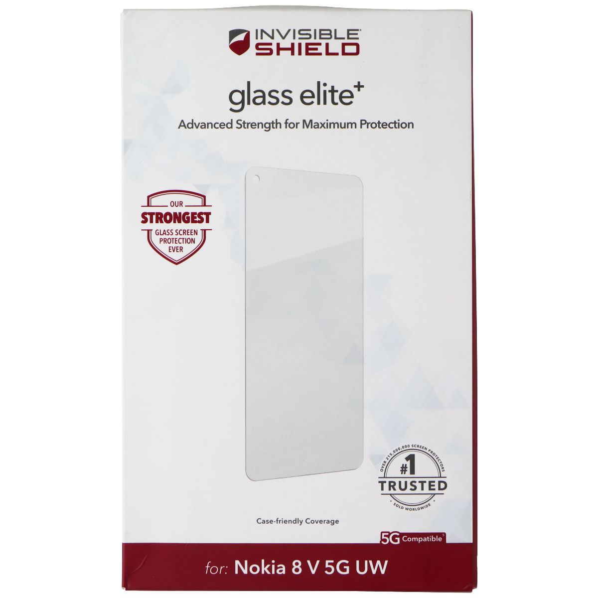 ZAGG InvisibleShield (Glass Elite+) Screen Protector for Nokia 8 V 5G ...