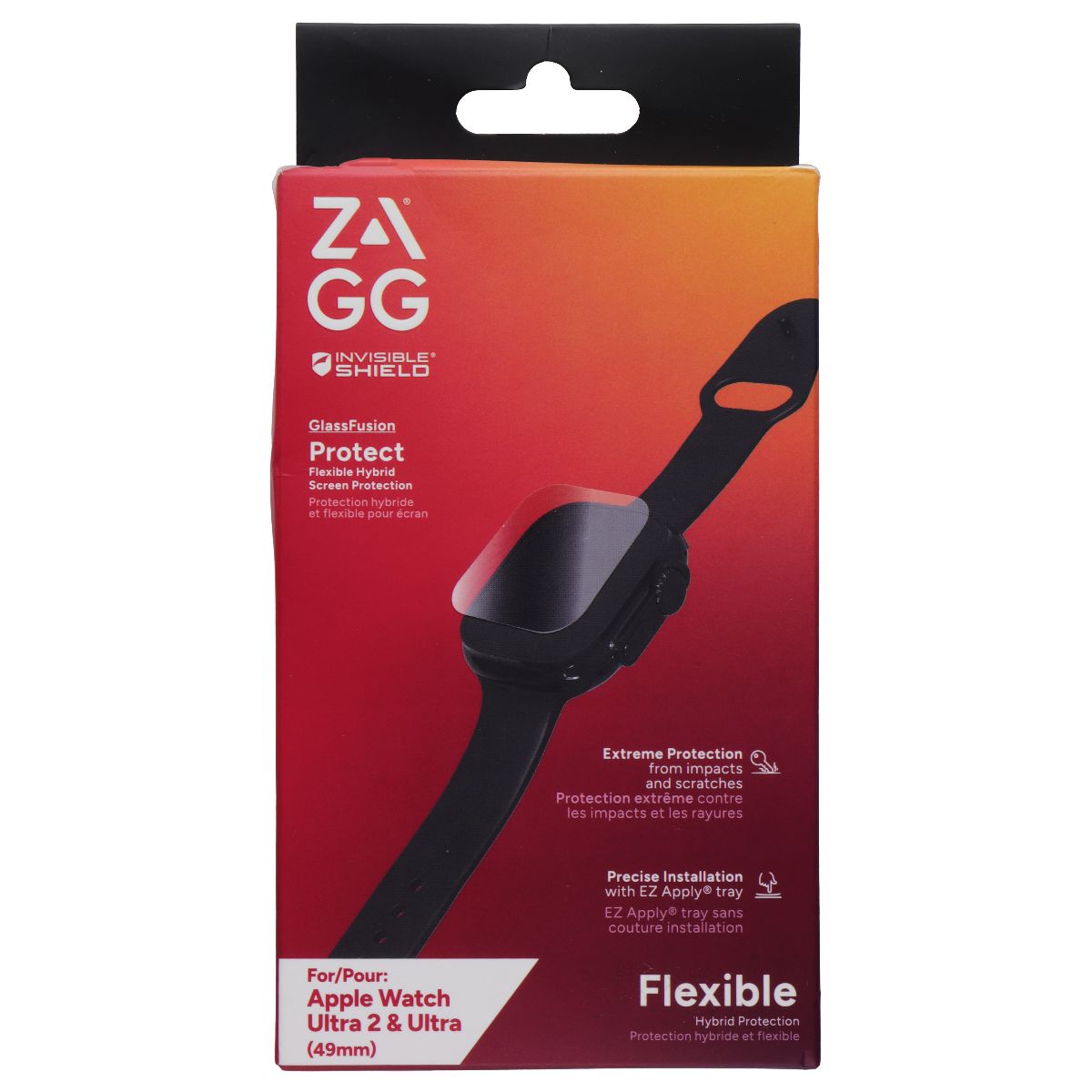 ZAGG Invisible Shield GlassFusion Screen Protector for Apple Watch Ult ...