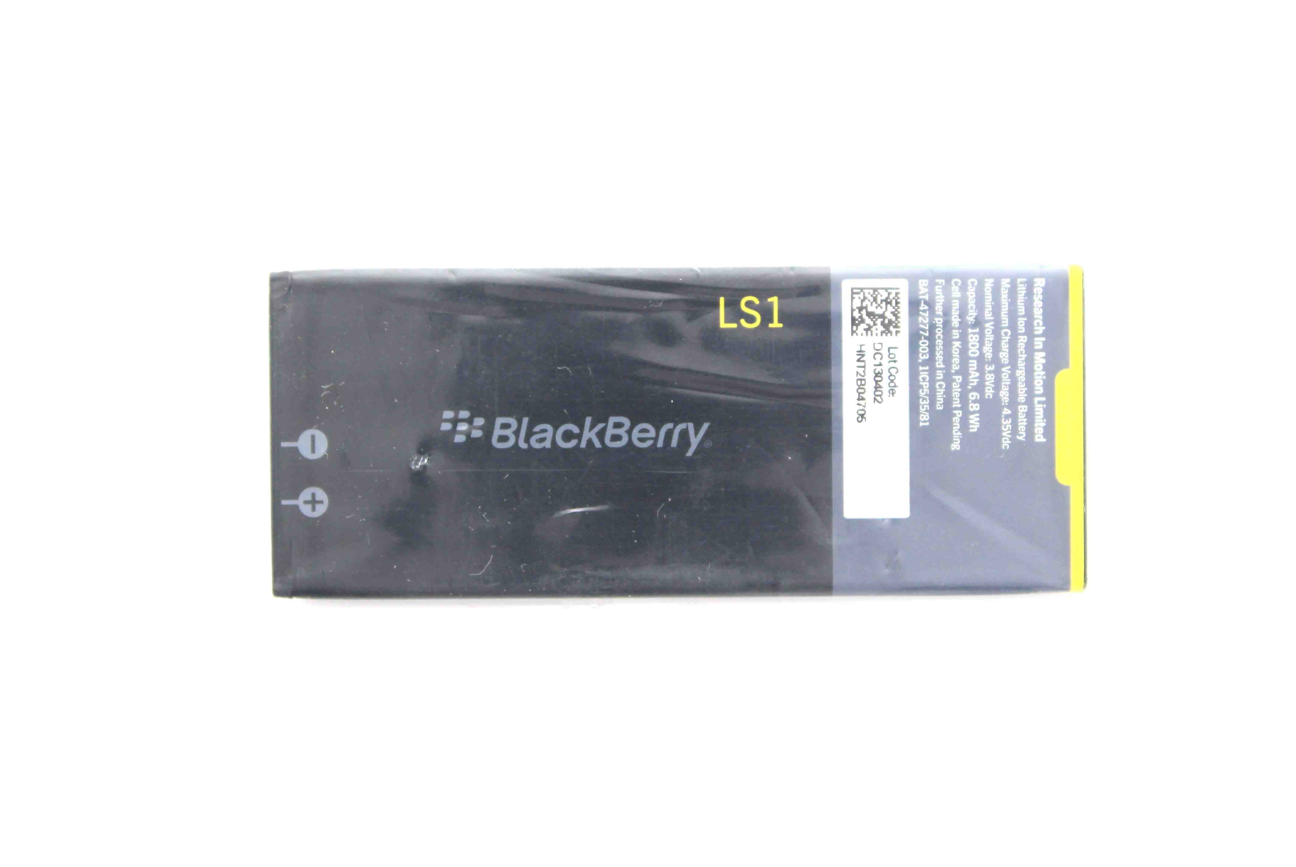 BlackBerry LS1 Rechargeable (1,800mAh) OEM Battery for BlackBerry (Z10 ...