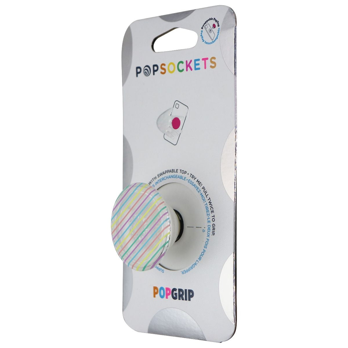 PopSockets Swappable PopGrip Expanding Stand and Grip - Translucent Co ...