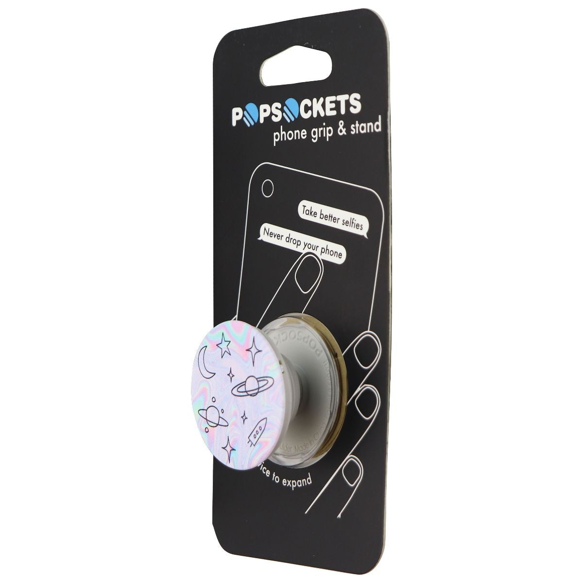 PopSockets: Collapsible Grip and Stand for Phones and Tablets - Space ...