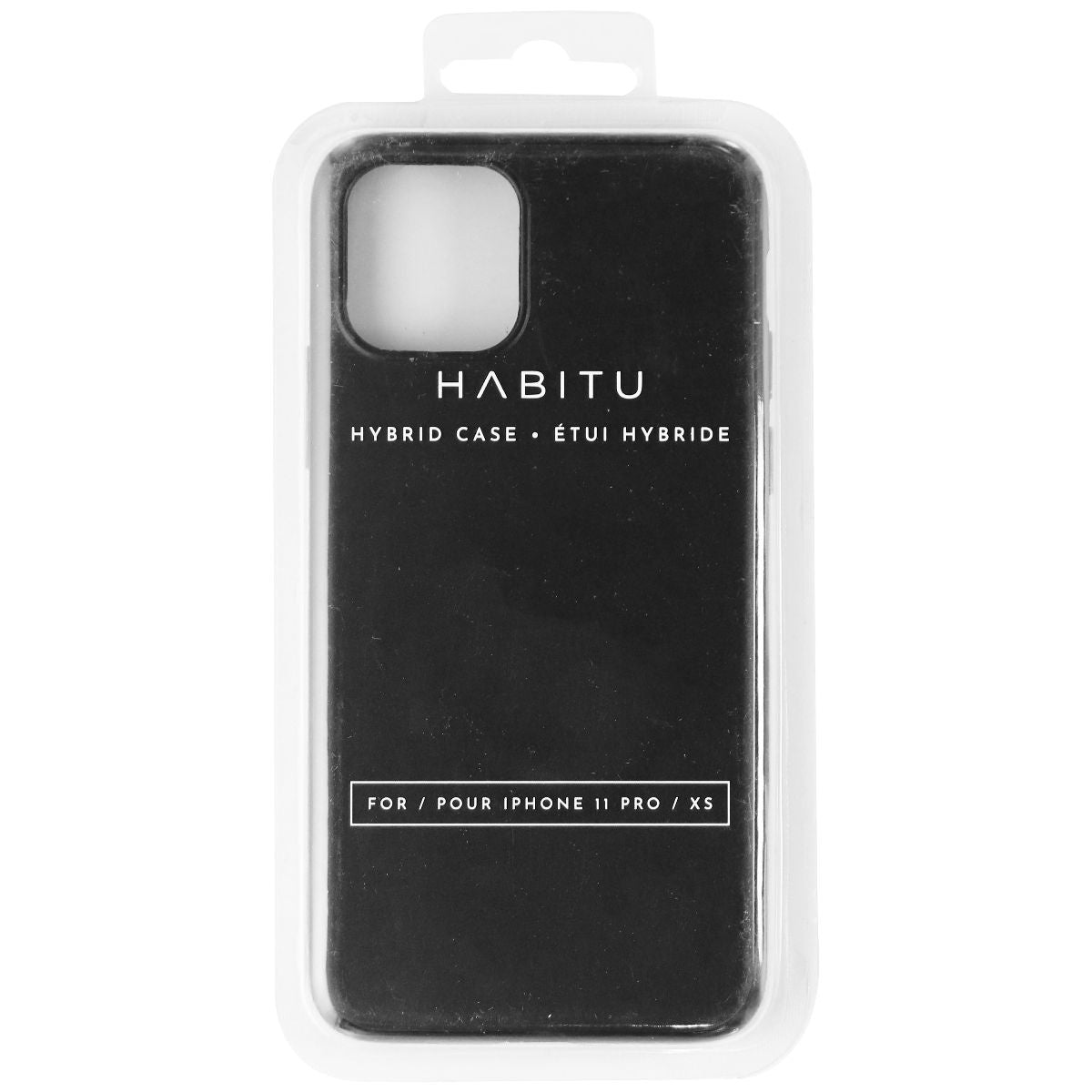 Habitu Hybrid Slim Protective Case for iPhone 11 Pro / XS - Black ...