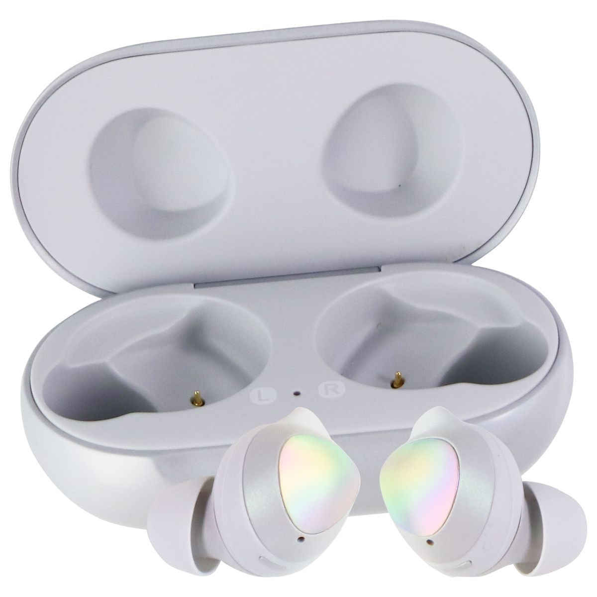Samsung - Galaxy Buds True Wireless Earbud Headphones - Silver (SM-R17 ...