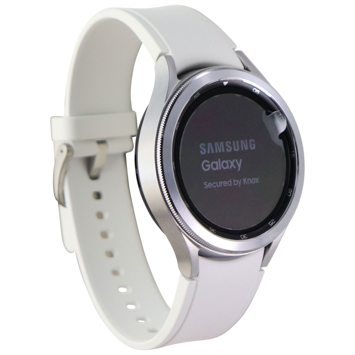 Samsung Galaxy Watch4 Classic (SM-R895U) Wi-Fi + LTE - 46mm Silver/Whi ...