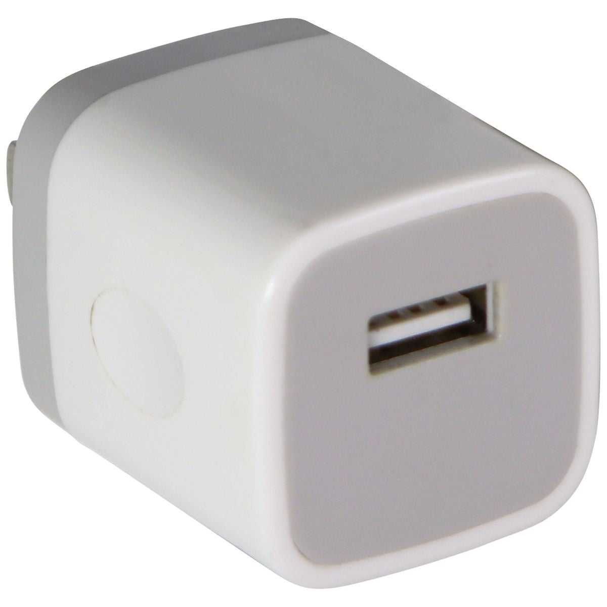 Universal (5V/1A) Single USB Wall Adapter Travel Charger - White/Gray ...