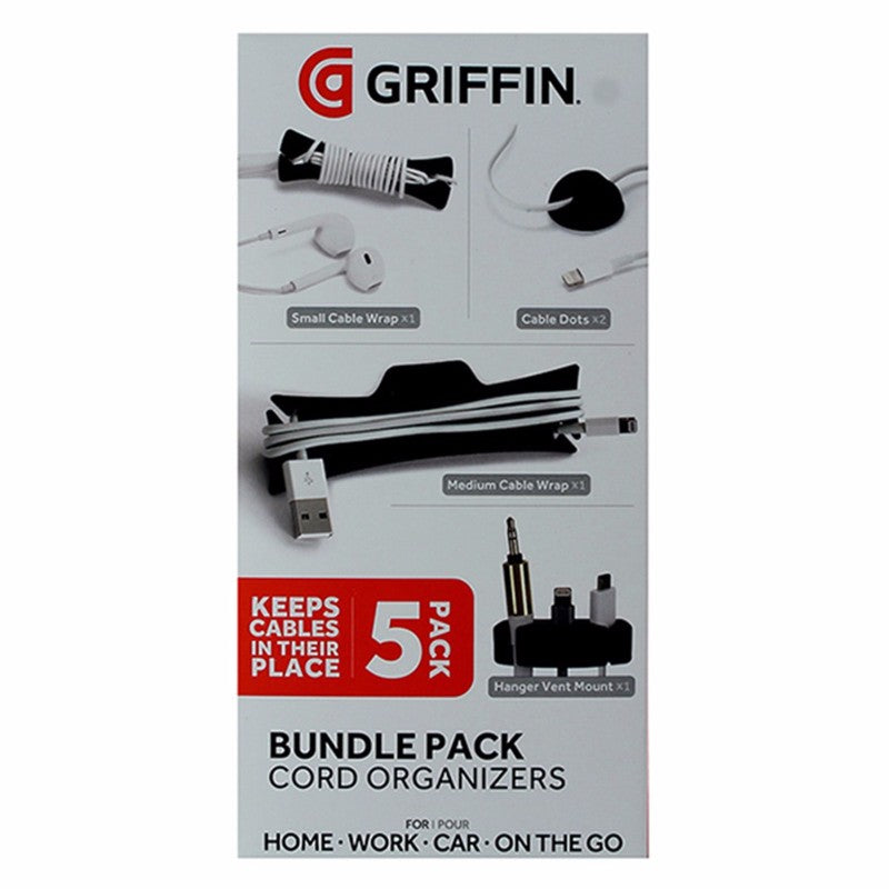 Griffin Cable Management Bundle Pack Cord Organizers for Headphones, C ...
