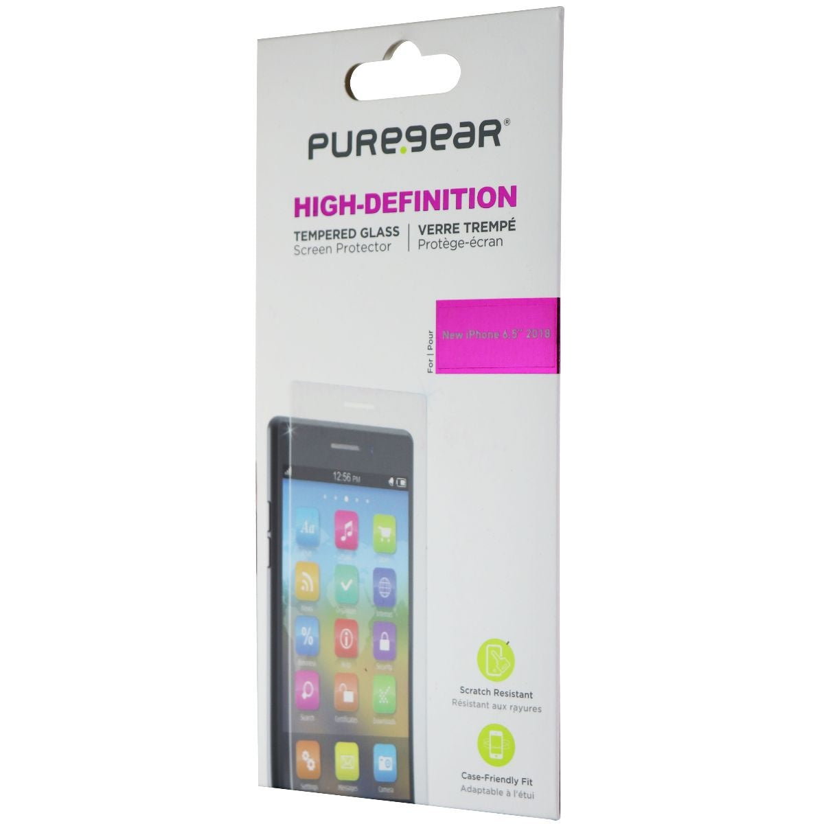 PureGear HD Tempered Glass Screen Protector for Apple iPhone XS Max ...