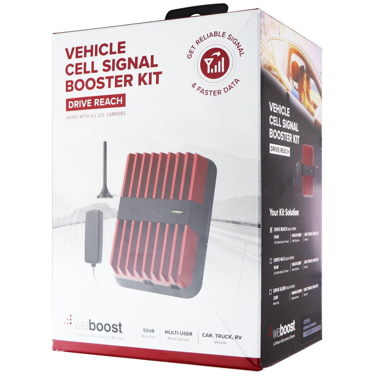 weBoost Drive Reach Vehicle Cell Phone Signal Booster (Old Model 3G ...