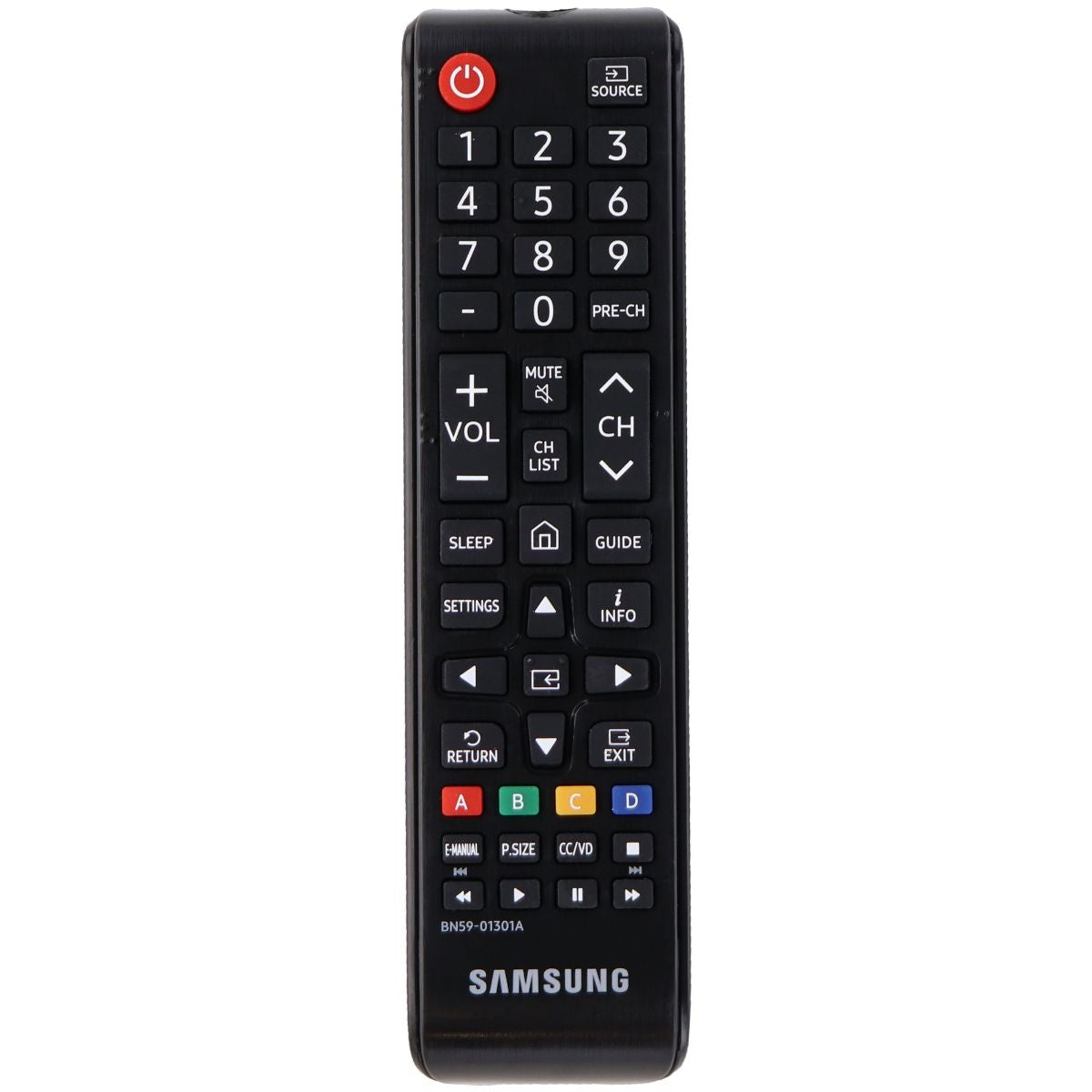 Samsung Remote Control (BN59-01301A) for Select Samsung TVs - Black ...
