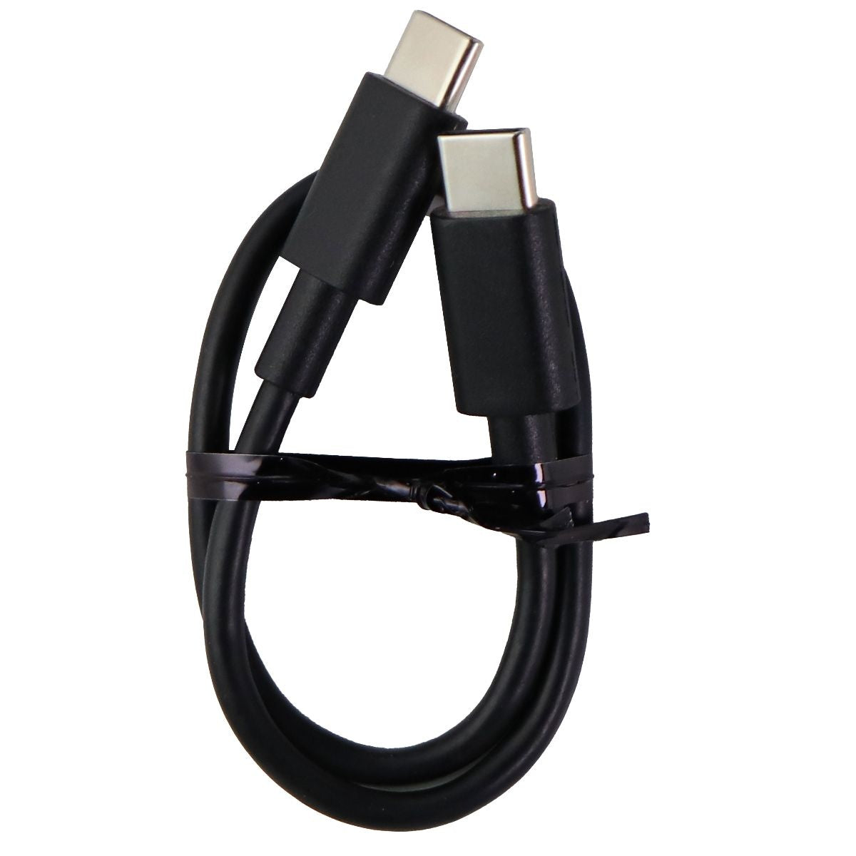 Unbranded 10-inch Charge and Sync Cable for USB-C Devices - Black ...