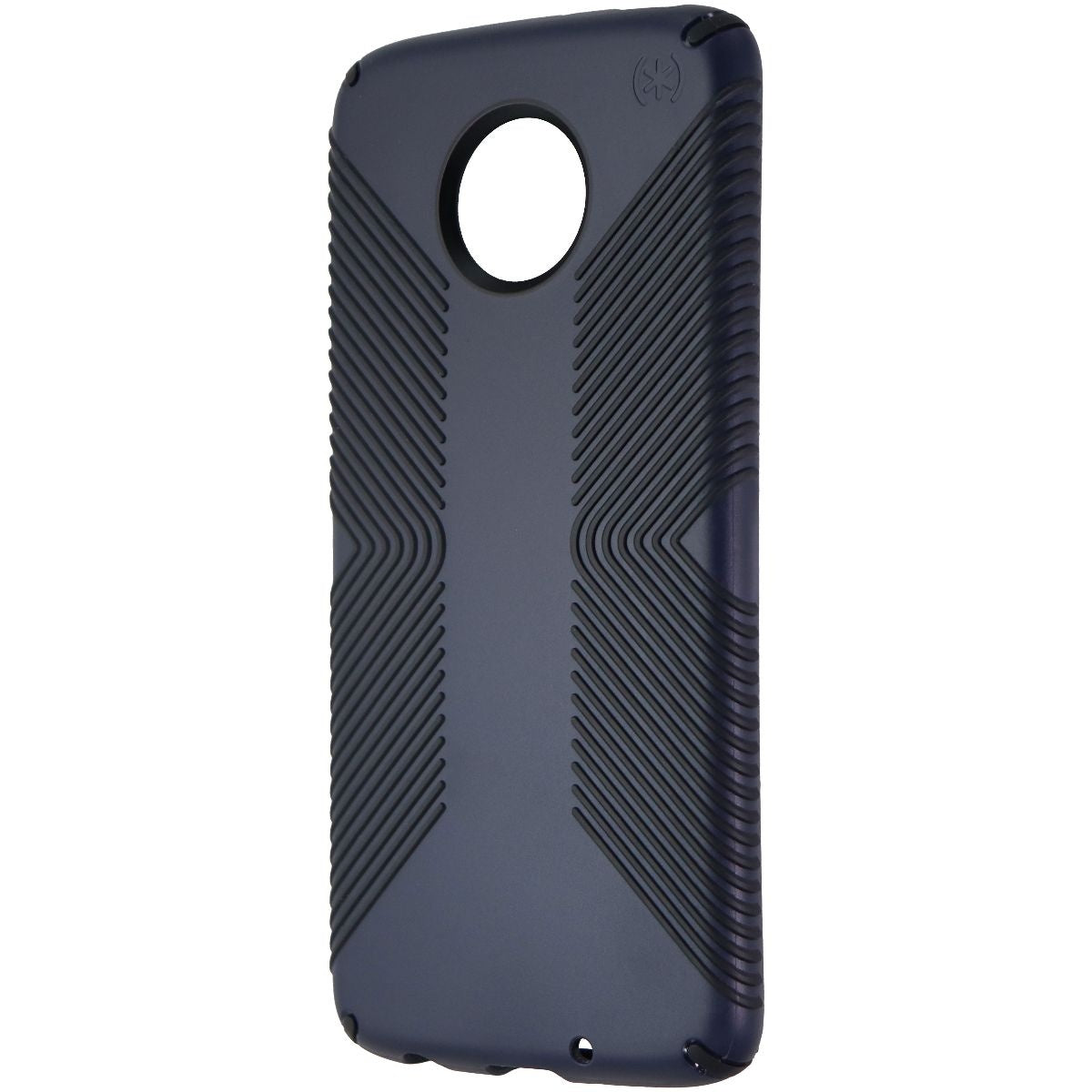 Speck Presidio Grip Case for Motorola Moto Z4 - Eclipse Blue/Carbon Bl ...