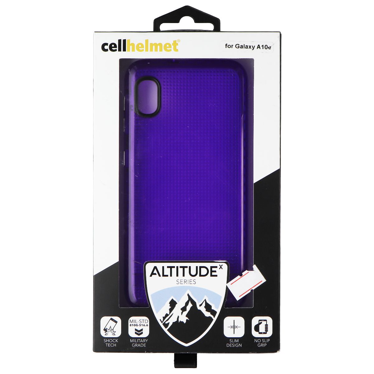 CellHelmet Altitude X Series Gel Case for Samsung Galaxy A10E - Purple ...