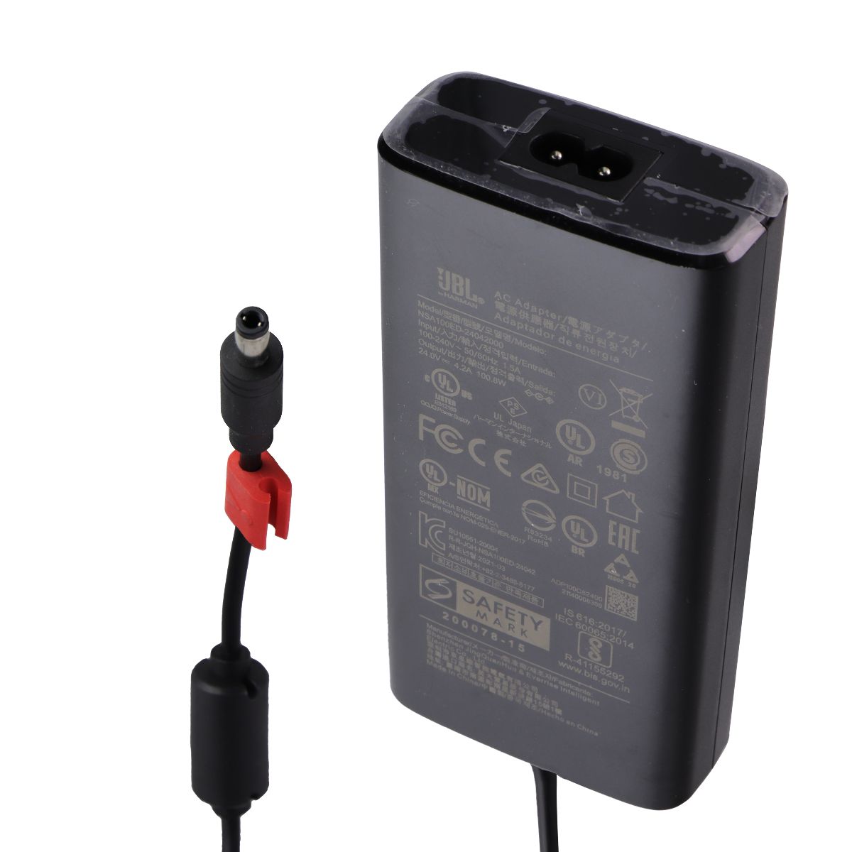 JBL AC Adapter (4.2A) Power Supply (Adapter ONLY) - Black (NSA100ED-24 ...